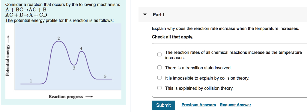 Solved Consider a reaction that occurs by the following | Chegg.com
