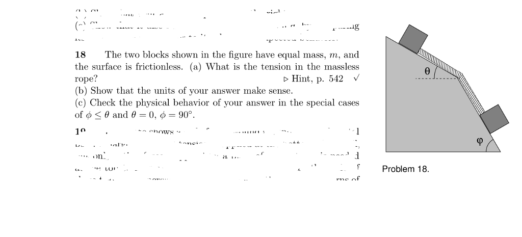 Solved The two blocks shown in the figure have equal mass, | Chegg.com
