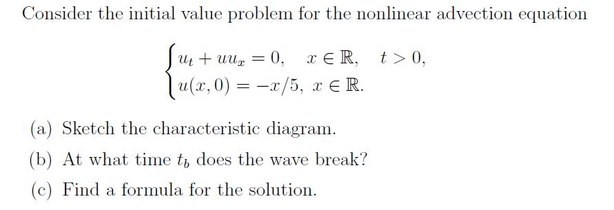 Solved Consider the initial value problem for the nonlinear | Chegg.com