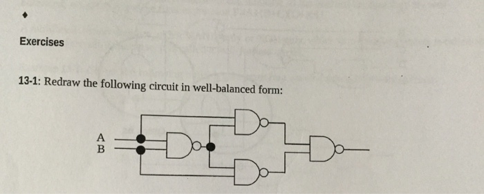 Solved Redraw the following circuit in well-balanced form: | Chegg.com Solved Redraw the following circuit in well-balanced form: | Chegg.com