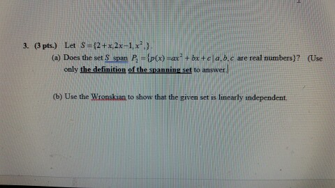 Solved 2. Gpts.) Determine whether the set s of all | Chegg.com