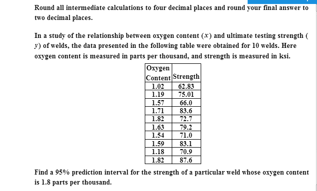 Solved Round all intermediate calculations to four decimal | Chegg.com