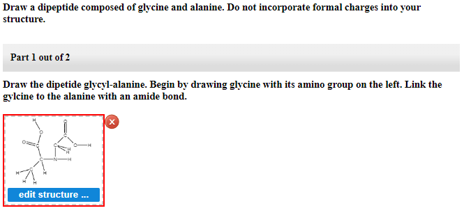 Solved Draw a dipeptide composed of glycine and alanine. Do | Chegg.com