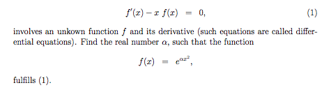 Solved f(x)-xf(x) = 0. involves an unkown function f and | Chegg.com