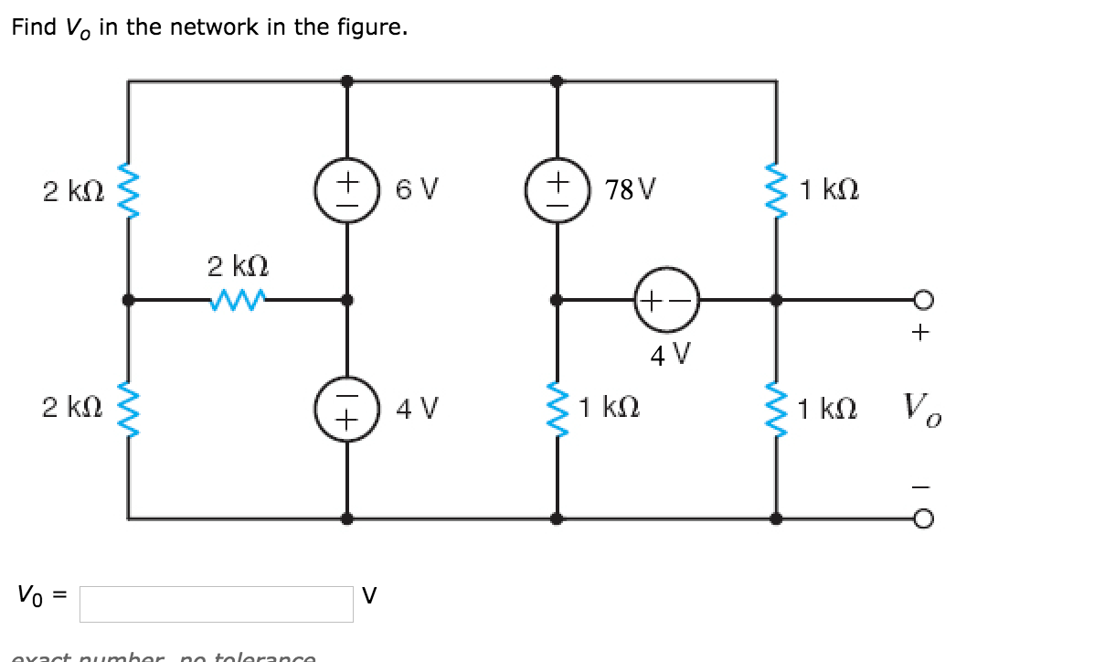 Solved Find (a)V1 and (b)V2 in the circuit in the figure | Chegg.com