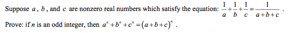 Solved Suppose A B And C Are Nonzero Real Numbers Which