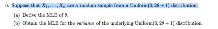 Solved 6. Suppose that Xi,...,Xn are a random sample from a | Chegg.com