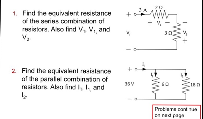Solved 1. Find the equivalent resistance of the series | Chegg.com