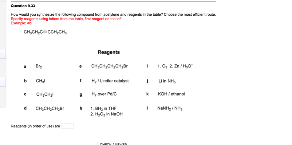 Solved How would you synthesize the following compound from | Chegg.com