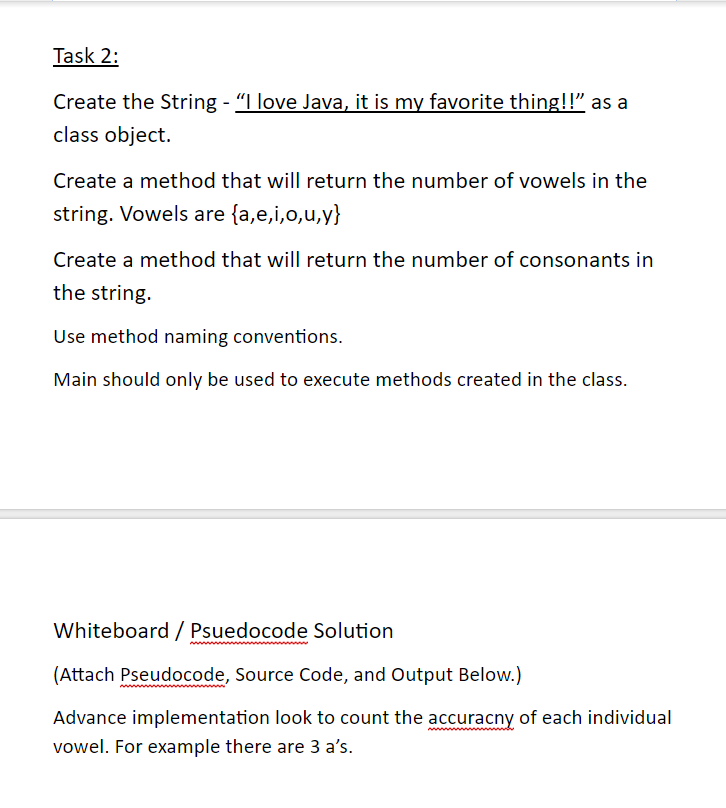 Solved Create the String - "I love Java, it is my favorite | Chegg.com