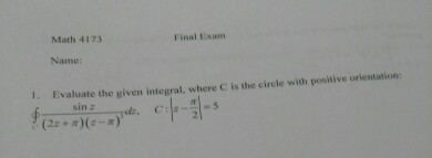 Solved Evaluate the given integral, where C is the circle | Chegg.com