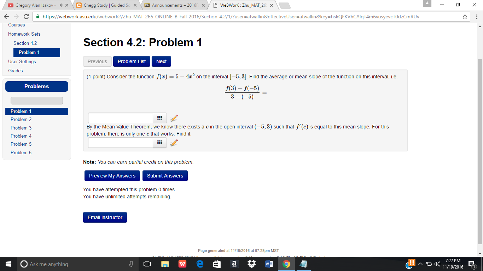 Solved Gregory Alan Isakov x C Chegg study l Guided Sc x Bb | Chegg.com