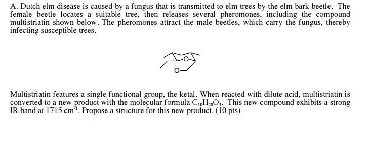 Solved Dutch elm disease is caused by a fungus that is | Chegg.com