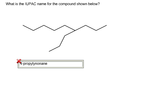 Solved What is the IUPAC name for the compound shown below? | Chegg.com