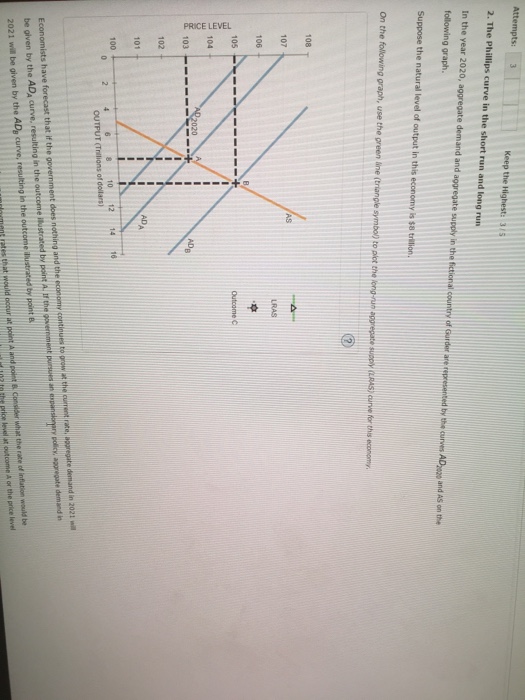 Solved Attempts: 3 Keep the Highest: 315 2. The Phillips | Chegg.com
