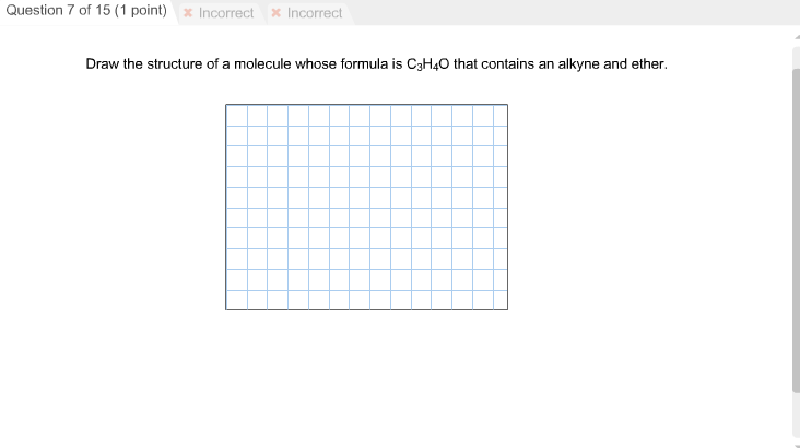 Solved Draw the structure of a molecule whose formula is | Chegg.com