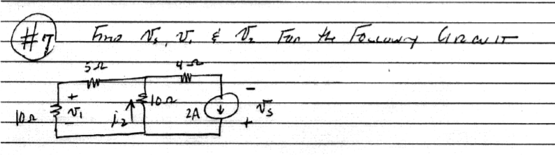 Solved Find V1 , Vs and V2 for the following circuit shown | Chegg.com