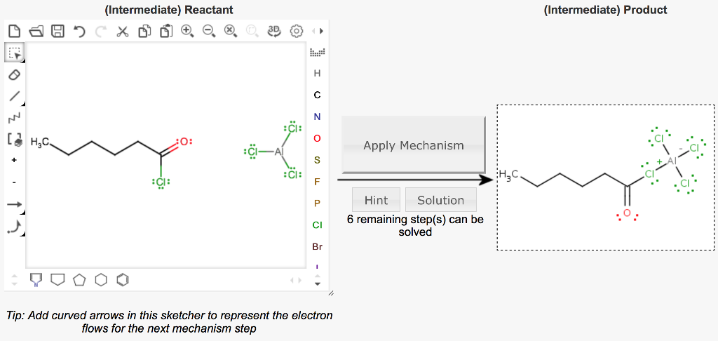 Solved (Intermediate) Product (Intermediate) Reactant CI | Chegg.com