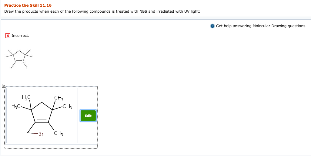 Solved Practice the Skill 11.16 Draw the products when each | Chegg.com
