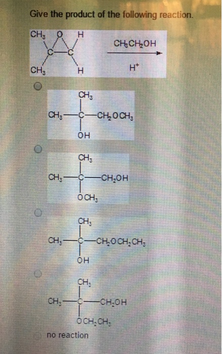 Solved Give the product of the following reaction. CH3 CH CH | Chegg.com