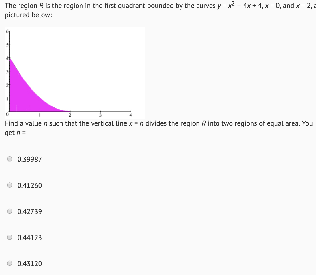 Solved The region R is the region in the first quadrant | Chegg.com