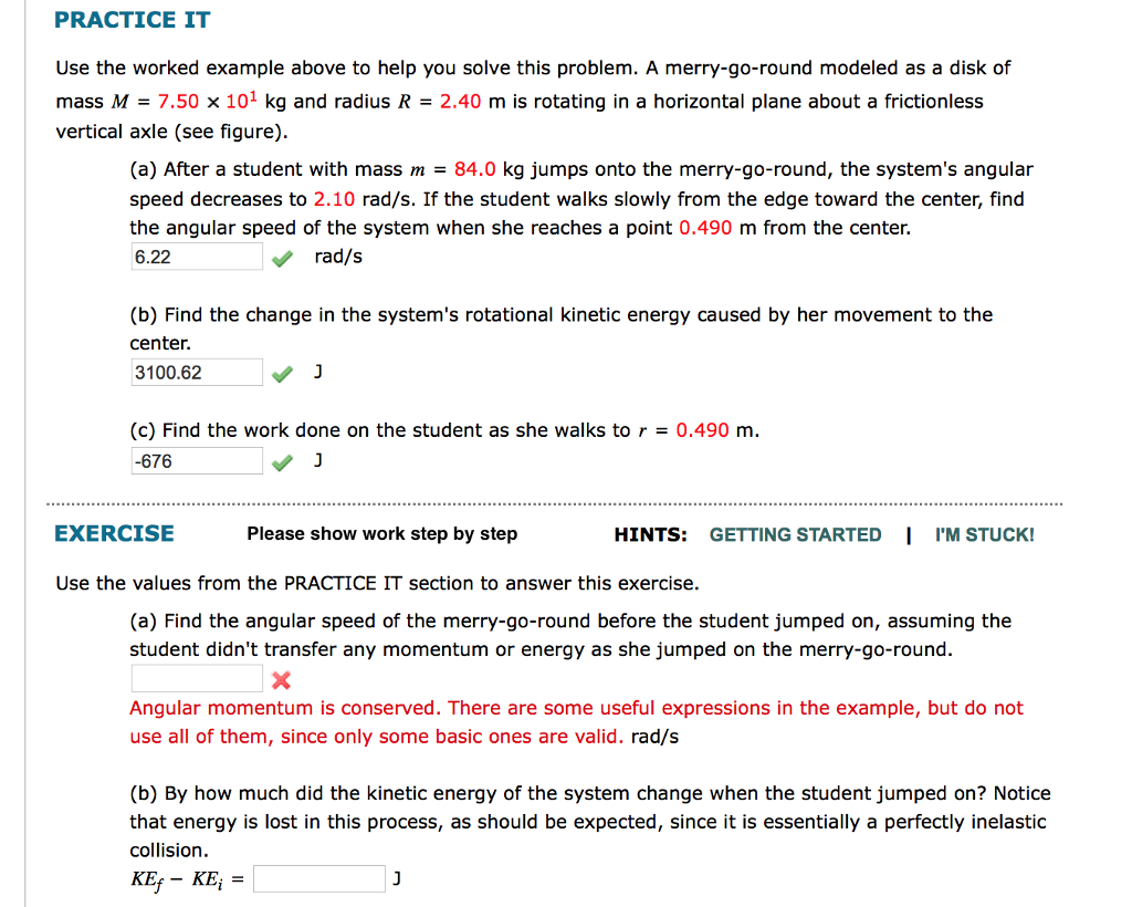 Solved PRACTICE IT Use the worked example above to help you | Chegg.com