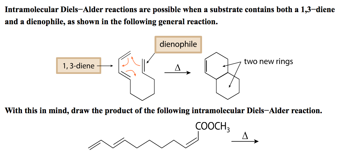 Solved Intramolecular Diels-Alder reactions are possible | Chegg.com