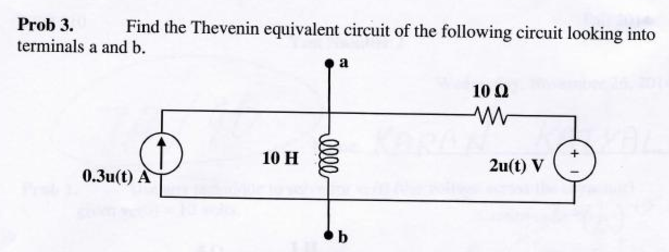 Solved Find the Thevenin equivalent circuit of the following | Chegg.com