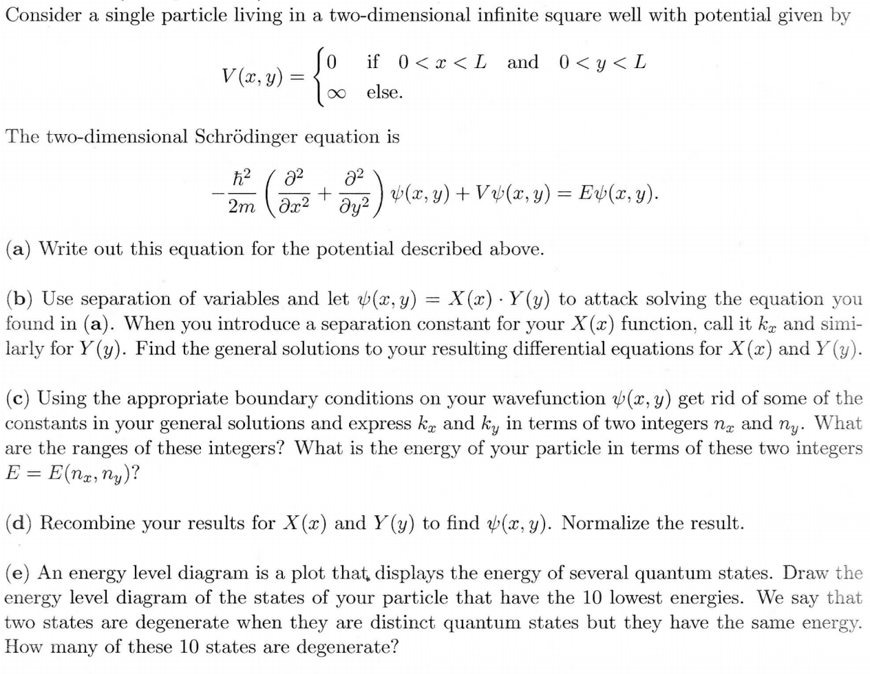 Solved Consider a single particle living in a | Chegg.com Solved Consider a single particle living in a | Chegg.com