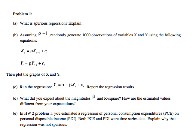 Spurious Regression