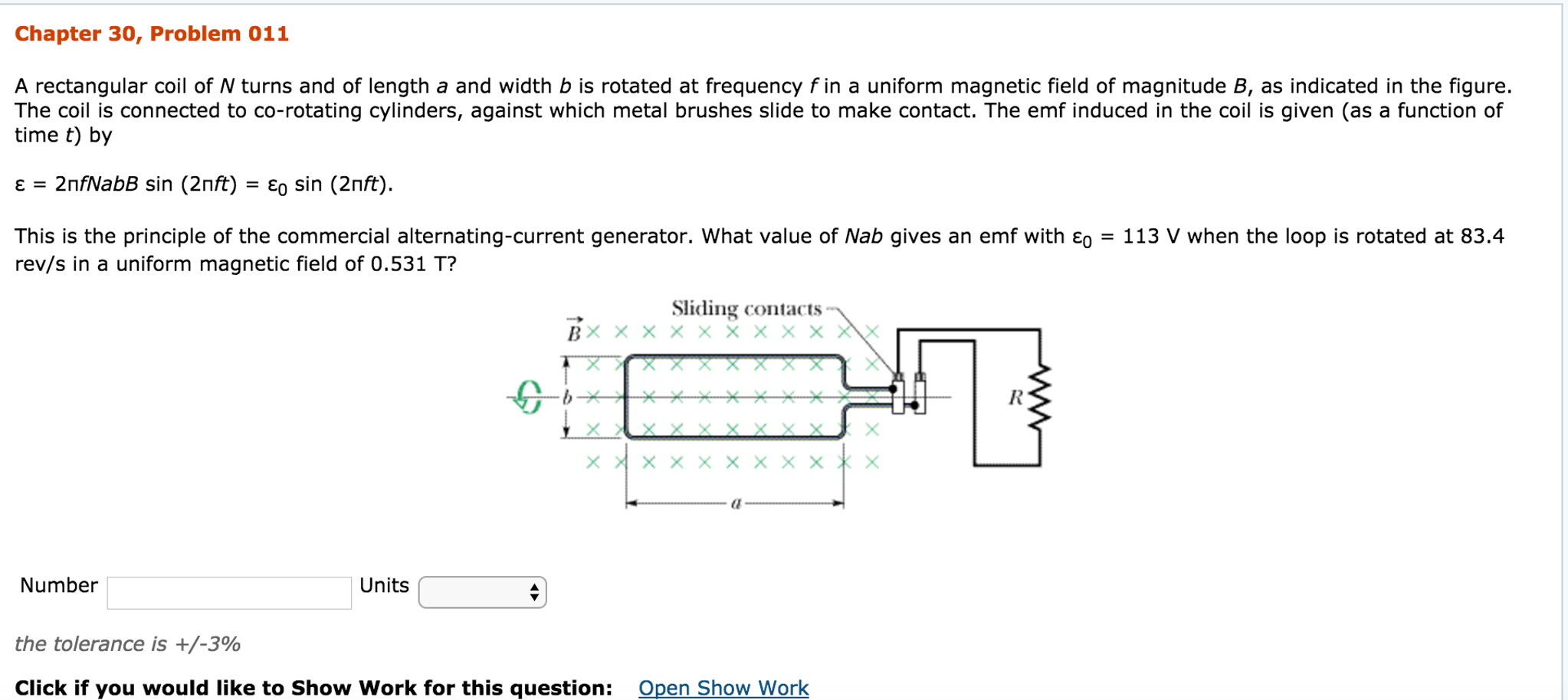 Solved A rectangular coil of N turns and of length a and | Chegg.com