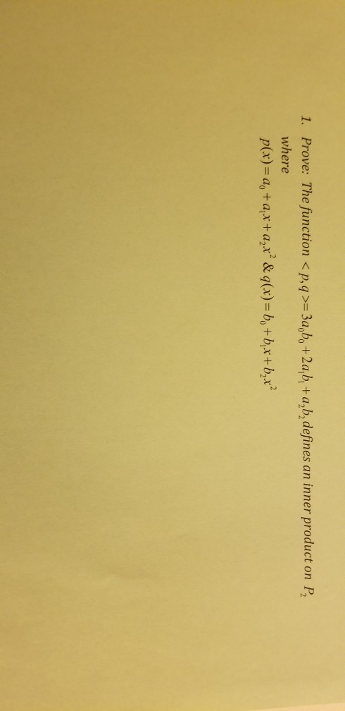 Solved 1. Prove: The function | Chegg.com