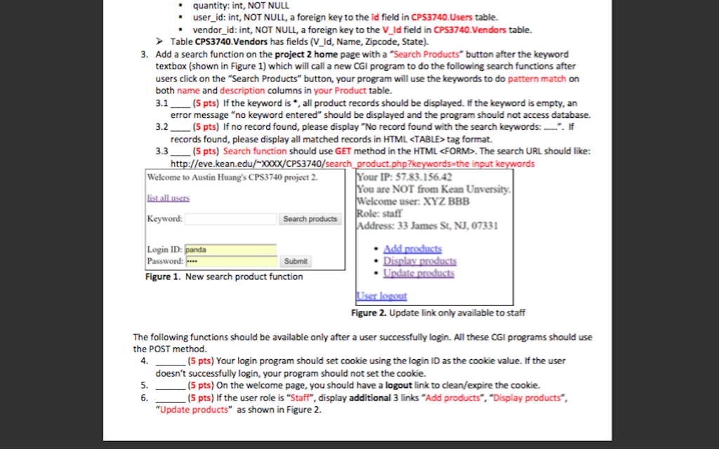 This is an individual project with 2 phases, and this | Chegg.com