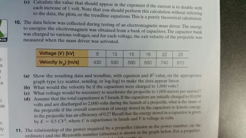 Solved (c) Calculate the value that should appear in the | Chegg.com
