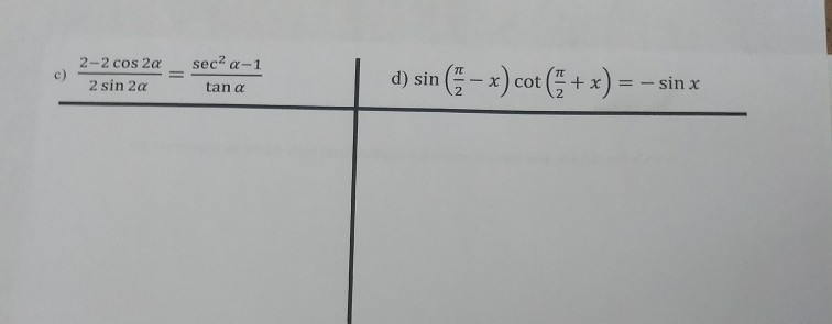 Solved 2. Prove each identity. Use proper mathematical | Chegg.com