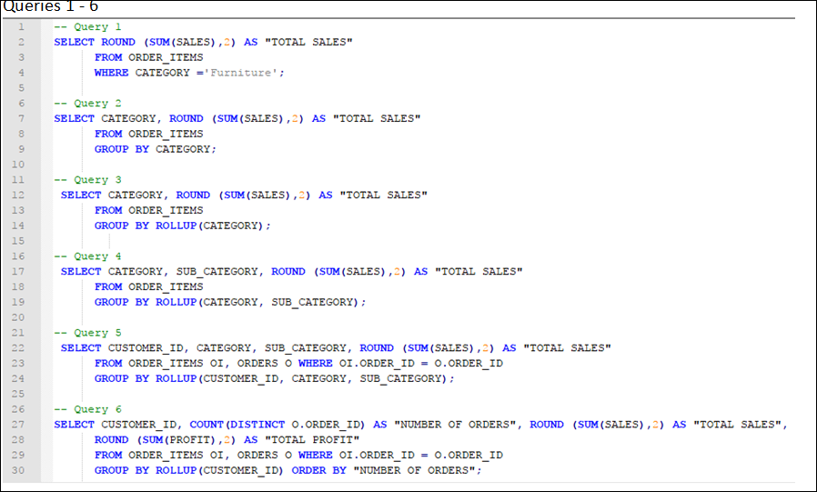 2. For each query shown in the screen clipping below, | Chegg.com
