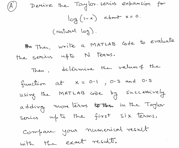 Taylor Series Expansion Of Natural Log Function Youtube