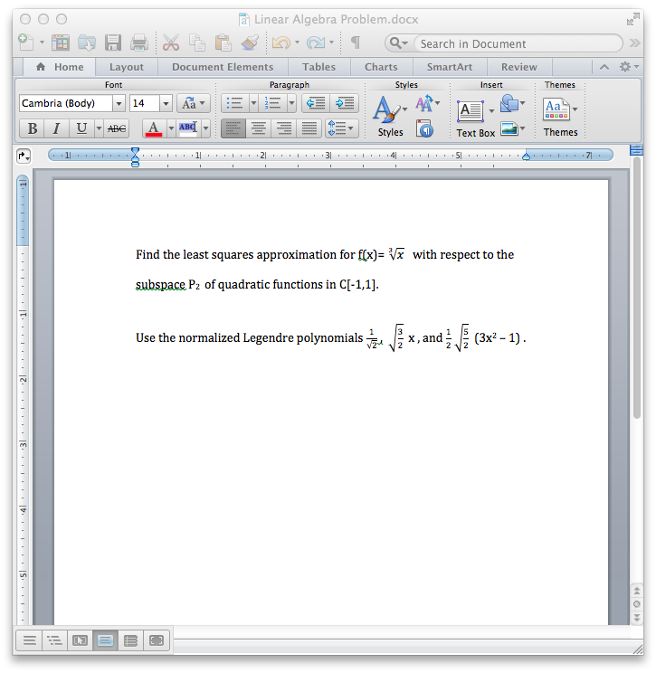 Solved Find the least squares approximation for f(x)= | Chegg.com