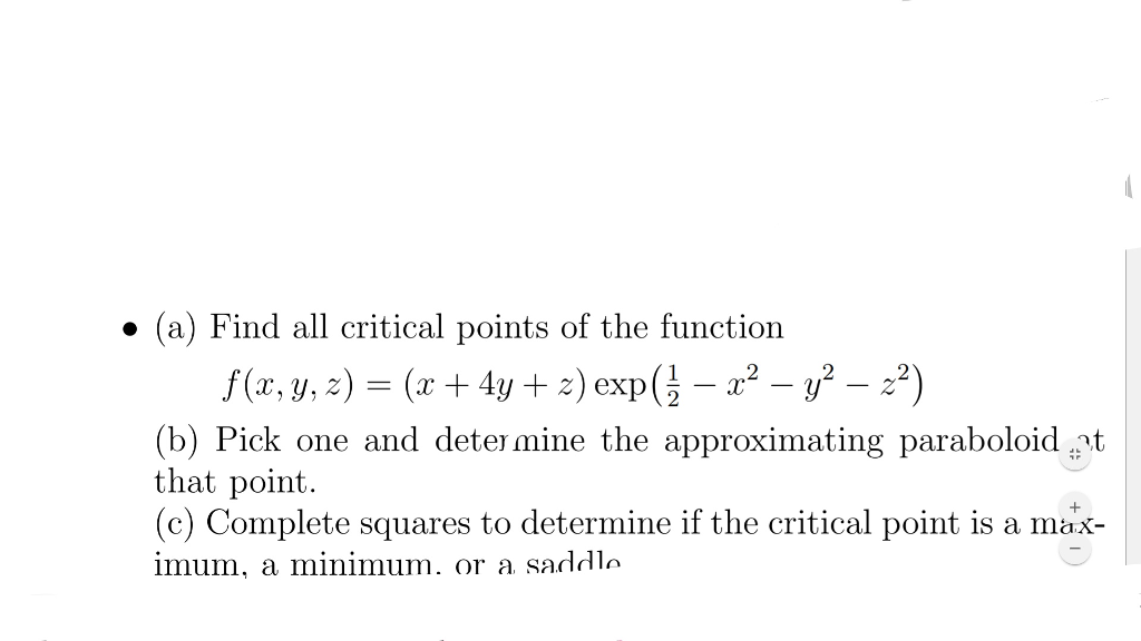 Solved . (a) Find all critical points of the function f(x, | Chegg.com Solved . (a) Find all critical points of the function f(x, | Chegg.com
