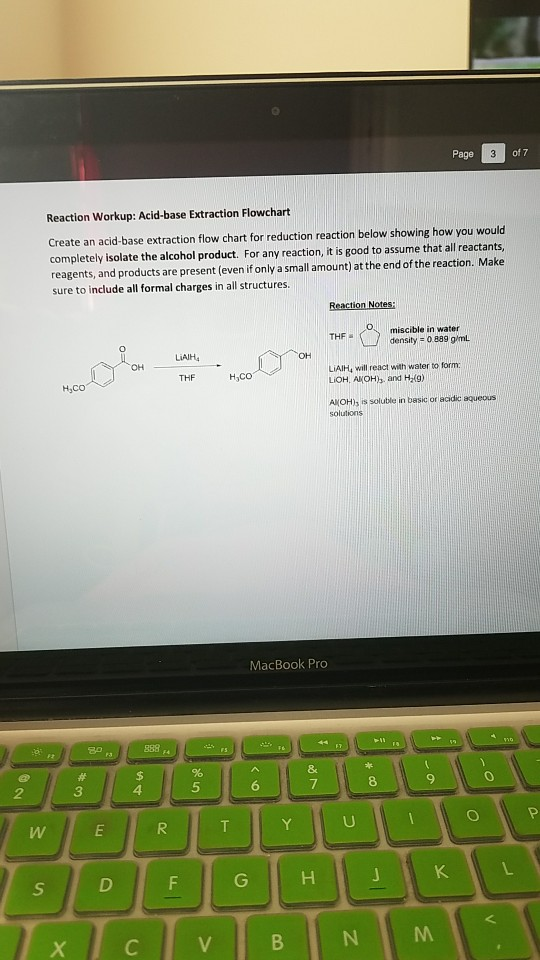 Solved Page Reaction Workup Acid Base Extraction Flowchart