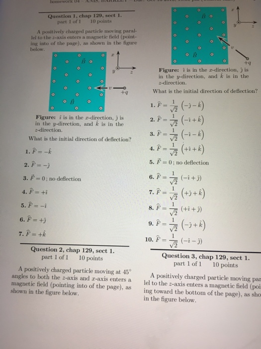 Solved What is the initial direction of deflection? F = -k | Chegg.com
