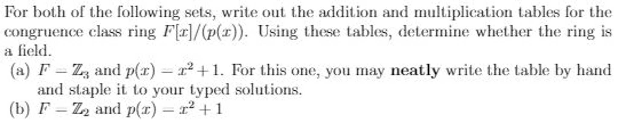 Solved For both of the following sets, write out the | Chegg.com
