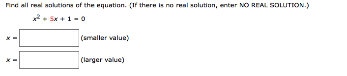 Solved Find all real solutions of the equation. (If there is | Chegg.com