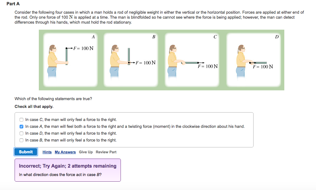 Solved Consider the following four cases in which a man | Chegg.com