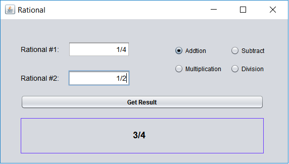 Solved Make the screen or GUI attached. The application must | Chegg.com