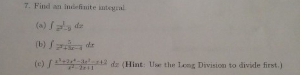Solved 6. Find an indefinite integral. 1x4+1 | Chegg.com