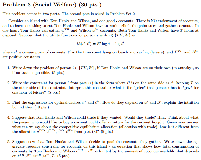 Solved This problem comes in two parts. The second part is | Chegg.com