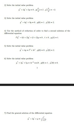 Solved Solve the initial value problem y" + 2y' + 2y = 0, | Chegg.com