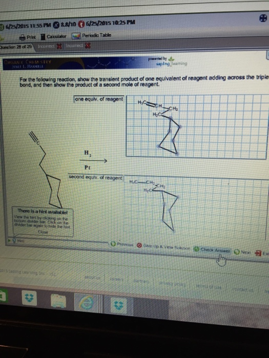 Solved for the following reaction show the | Chegg.com