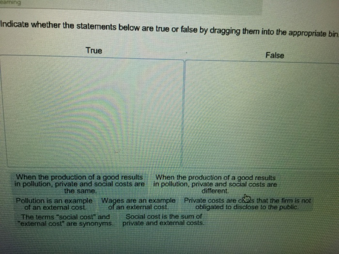 Solved Indicate whether the statements below are true or | Chegg.com